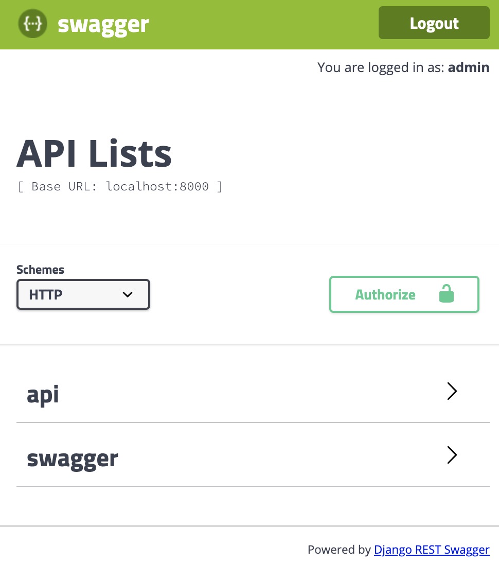 Django + REST framework + Swagger + JWT + docker-compose で開発環境構築 - Qiita