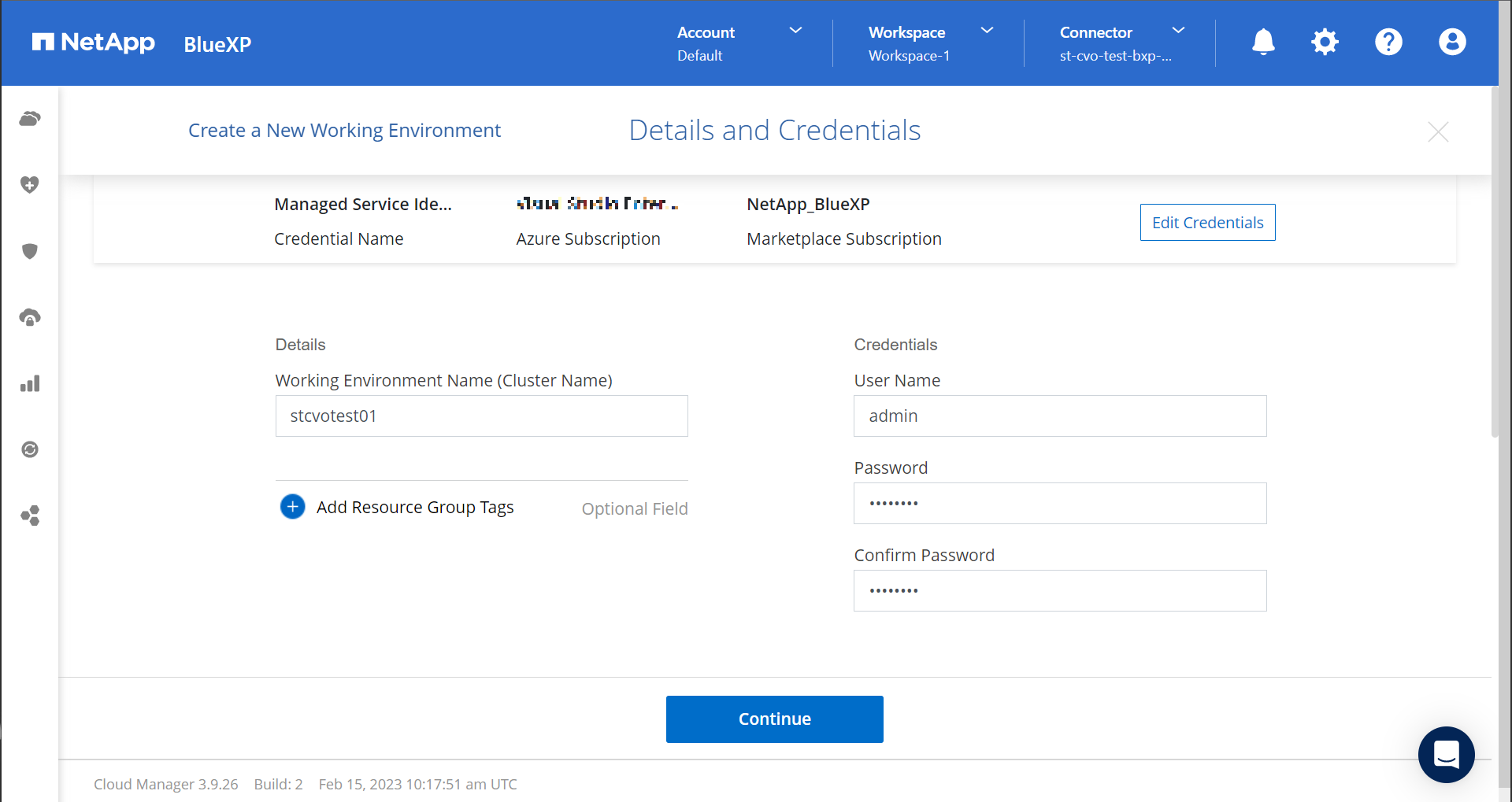 NetApp BlueXPを使ってAzure上にCloud Volumes ONTAPをデプロイしてみた（CVOのデプロイ編） #Ontap ...