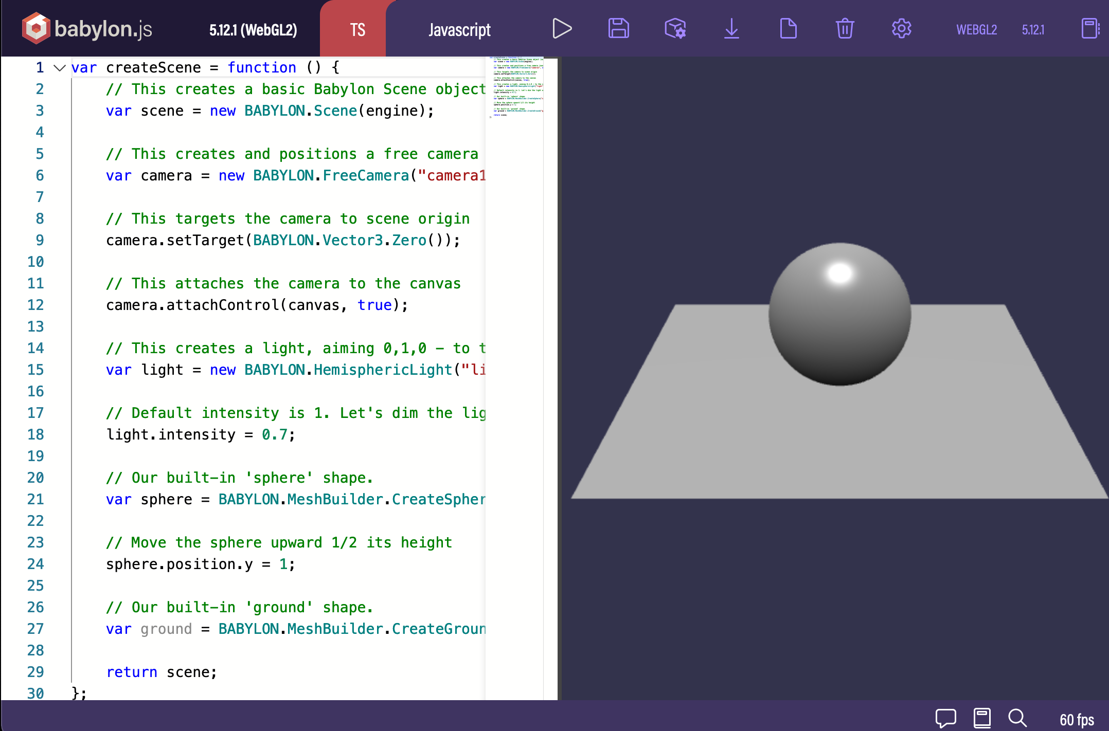 Babylon.jsで始める3Dコンテンツ開発入門 #JavaScript - Qiita