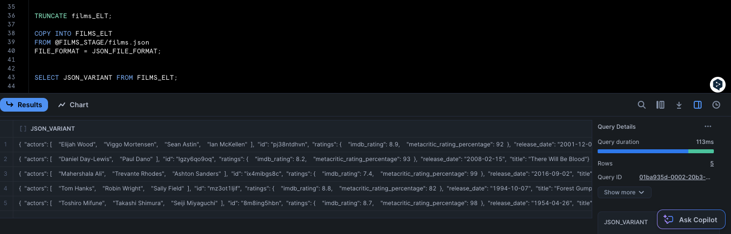 SnowflakeでJSONデータを扱う #Snowflake - Qiita