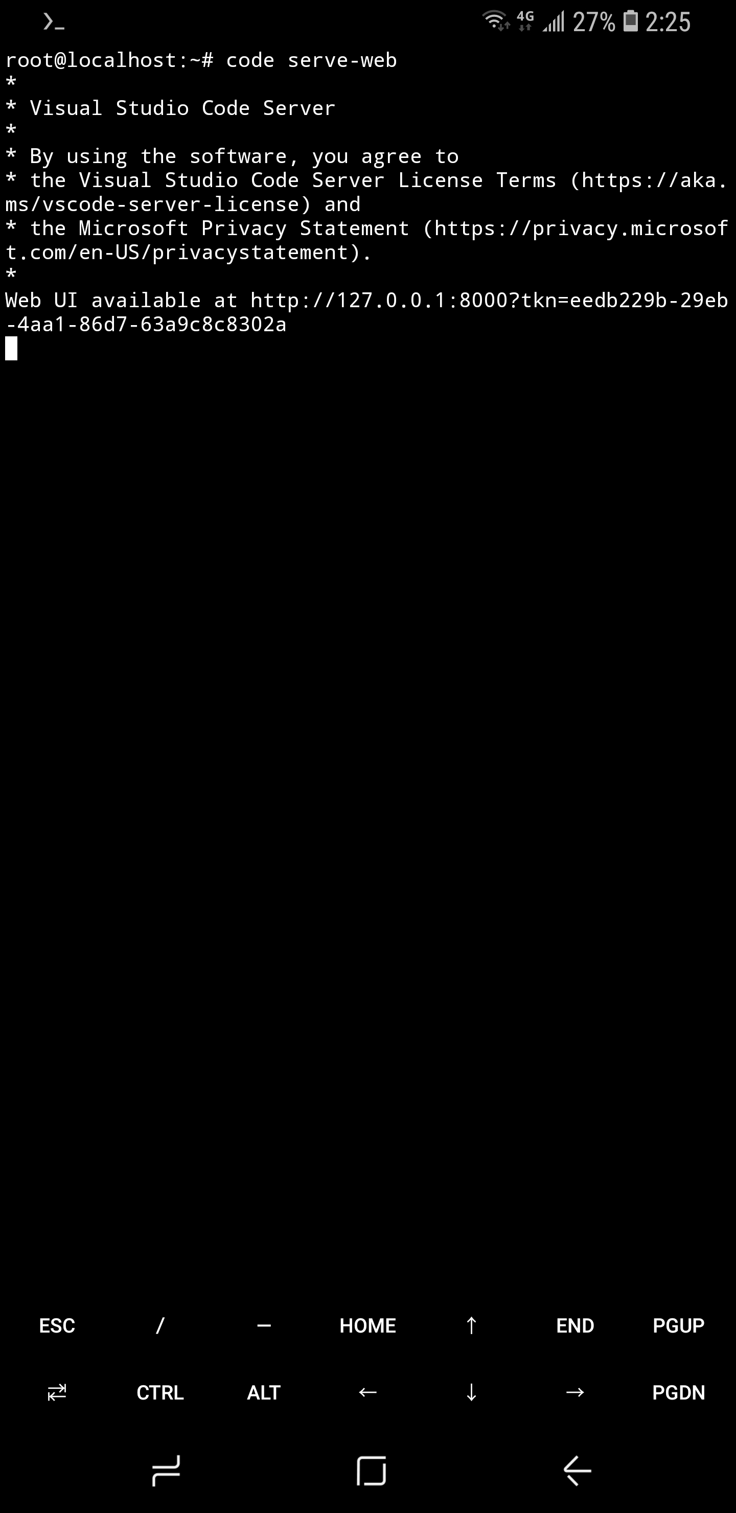 【Termux】AndroidにVSCode ServerとDenoを導入する #Ubuntu - Qiita