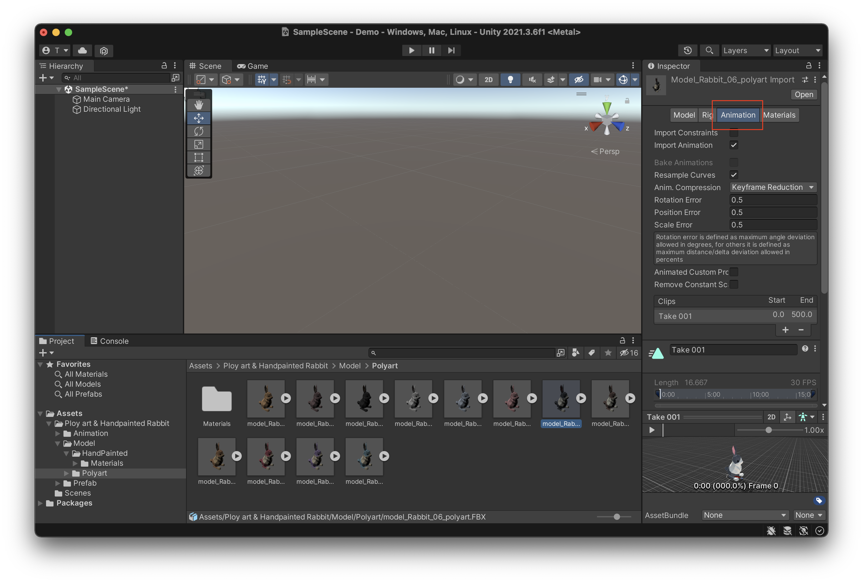【Unity】アニメーション付きFBXの動かし方 #Unity3D - Qiita