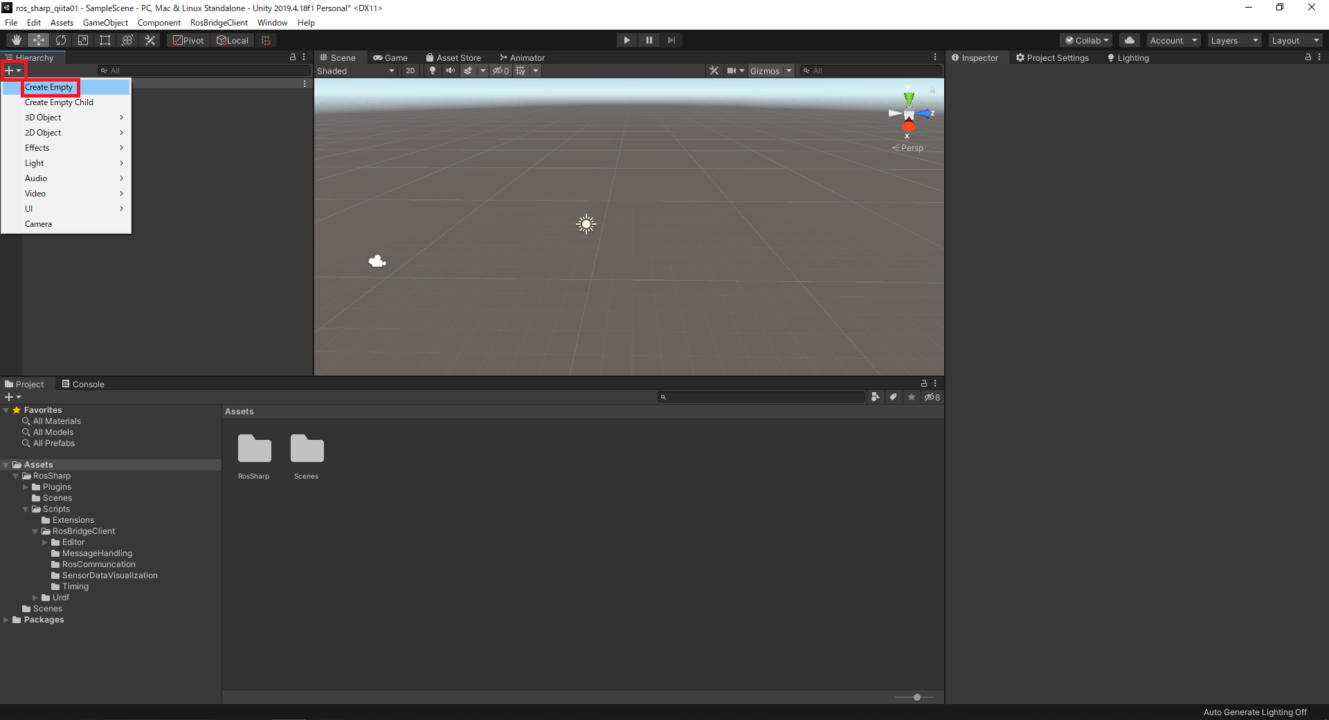ROS講座123 UnityでROSと通信する #C# - Qiita