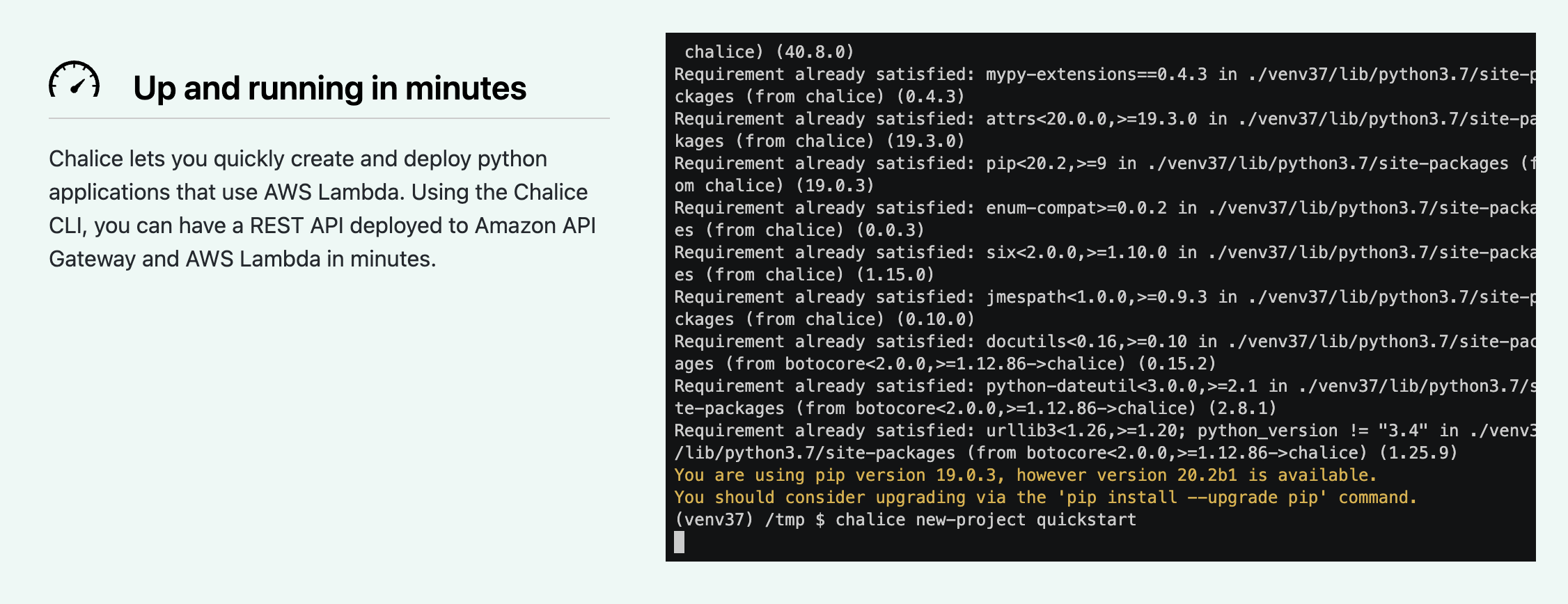 AWSに特化したChaliceフレームワークを触ってみた #Python - Qiita