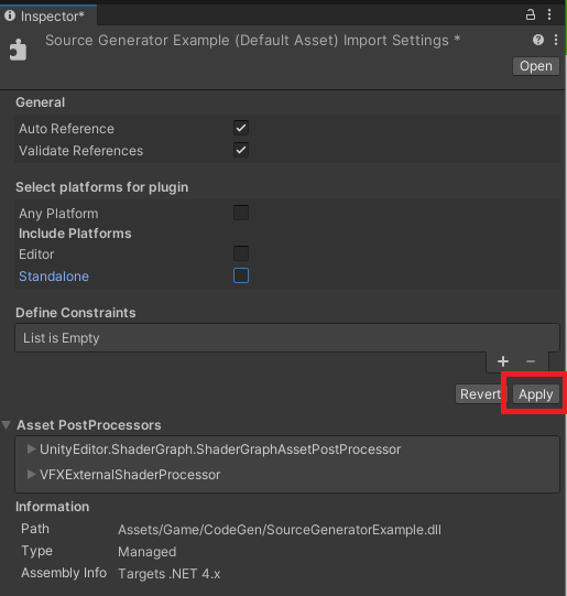 UnityでSourceGeneratorを動かすまで #C# - Qiita