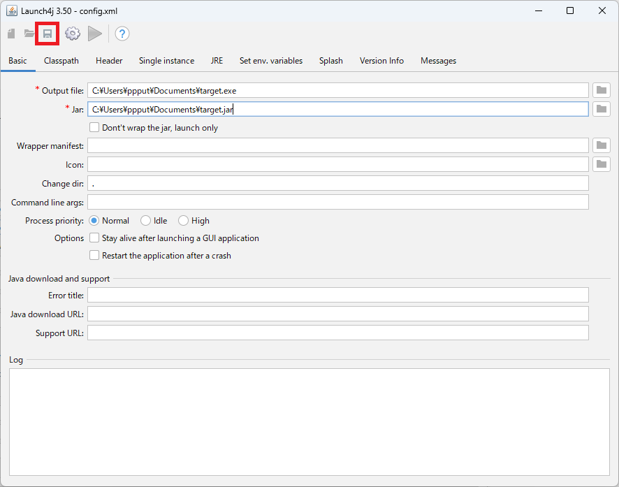 launch4jをコマンドラインで実行する方法 #Java - Qiita