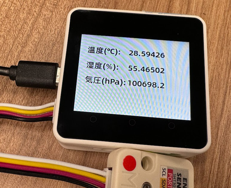 UIFlowを使ってM5Stackと環境センサーを動かしてみる #M5stack - Qiita