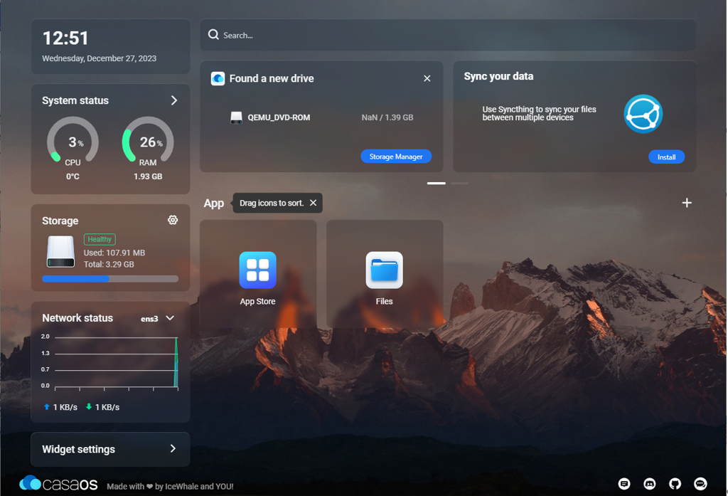 CasaOSで自分NASを構築する #Docker - Qiita