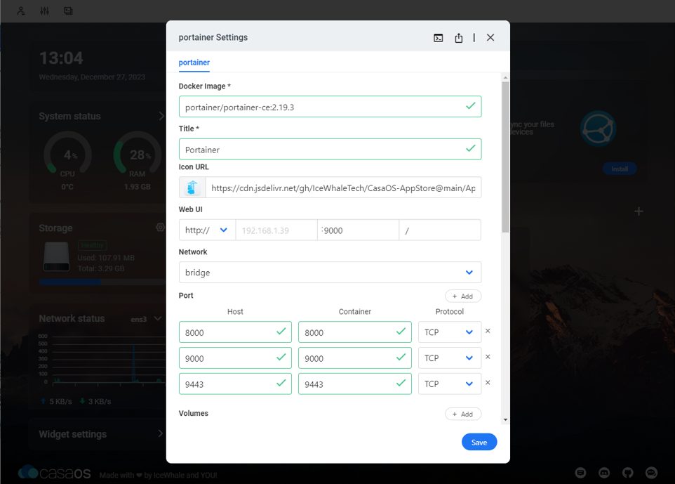 CasaOSで自分NASを構築する #Docker - Qiita