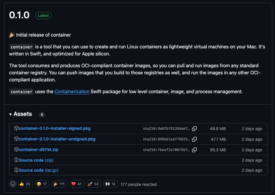 Apple公式「container」でMac上にLinux環境！Dockerに代わる新時代コンテナを試してみた #VM - Qiita
