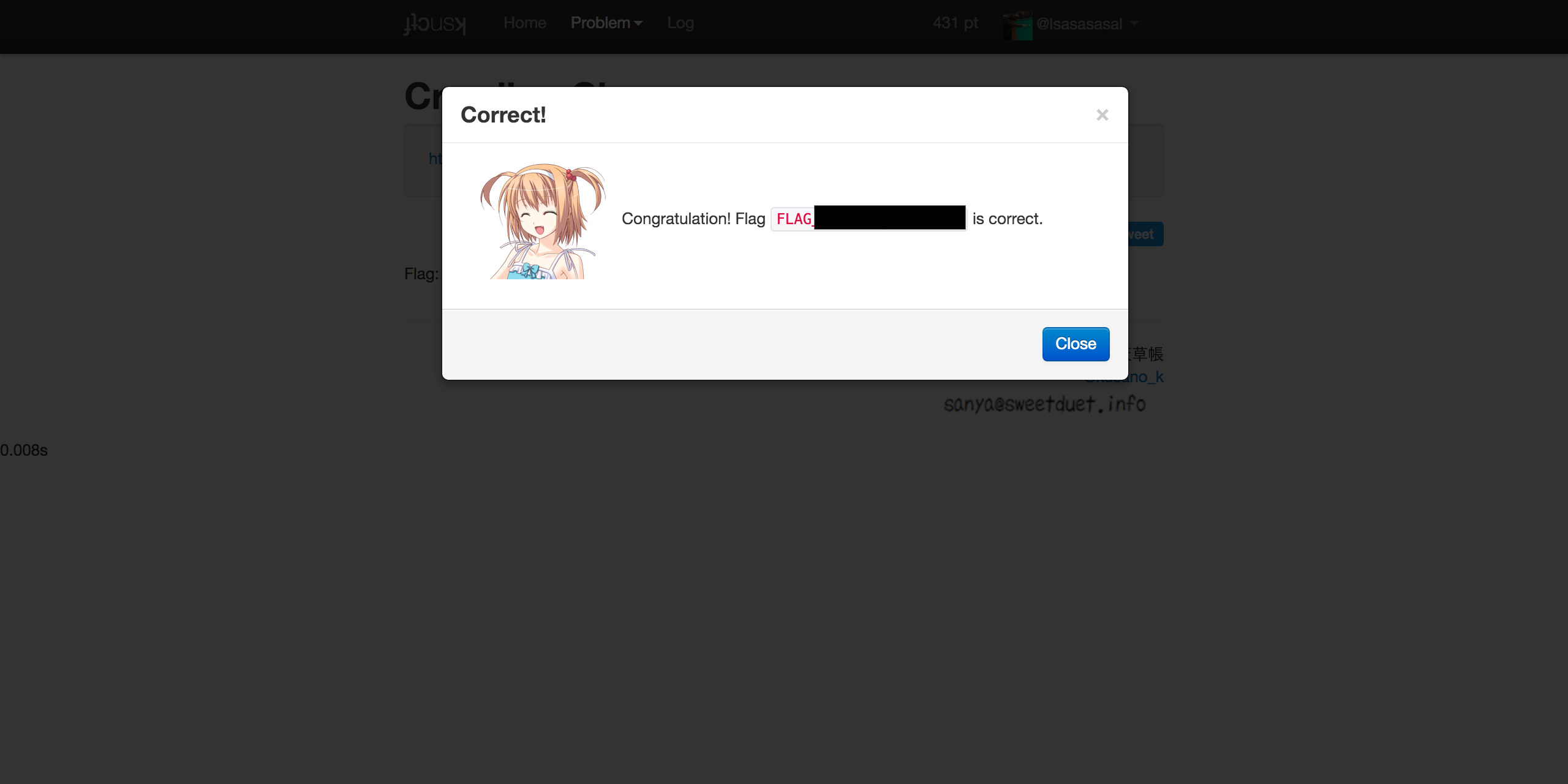 KSNCTF#3 Crawling Chaosを解く - Qiita