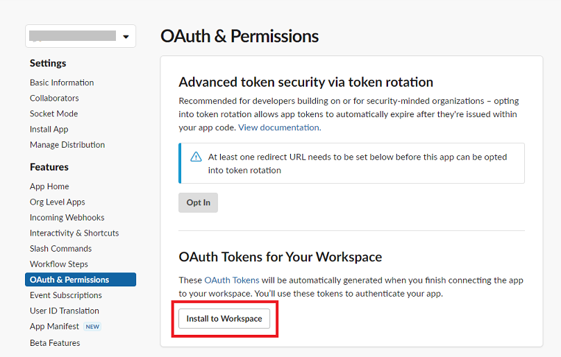 【Slack】Bot User OAuth Tokenの取得方法 #GAS - Qiita
