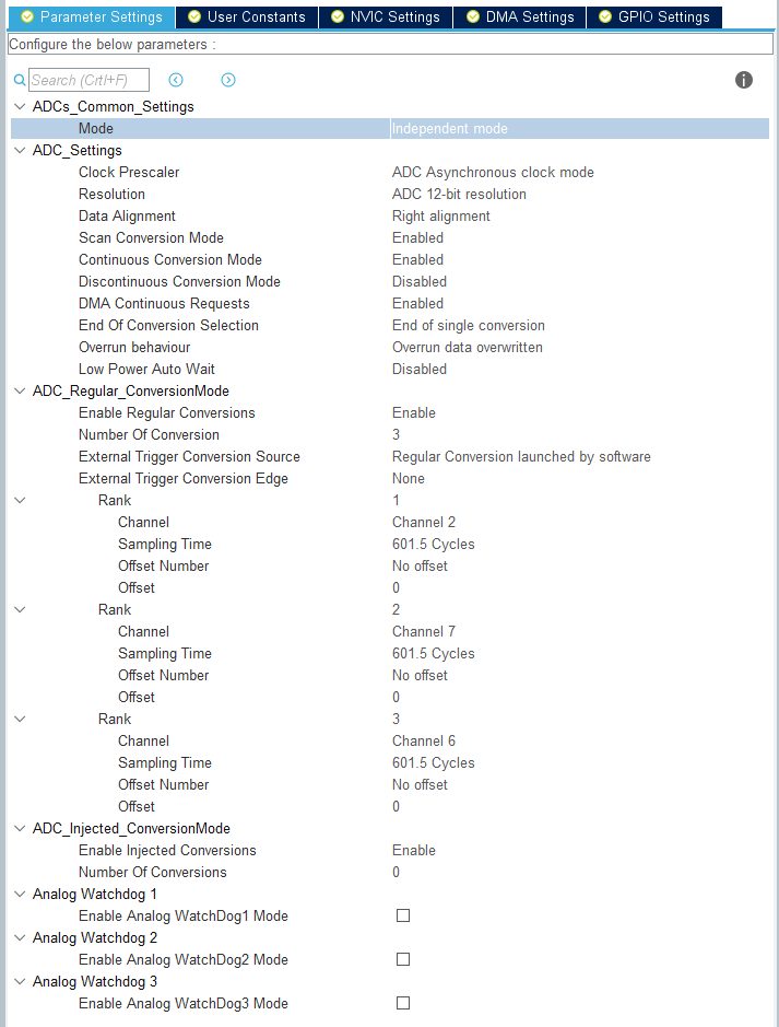 Stm32f3のadcとdmaでアナログ値をポーリングする Stm32 Qiita 