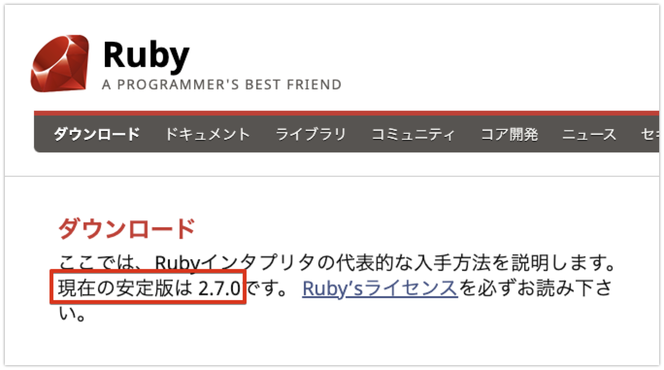 rbenvを利用してRubyのバージョンを最新安定版にする #Rails - Qiita
