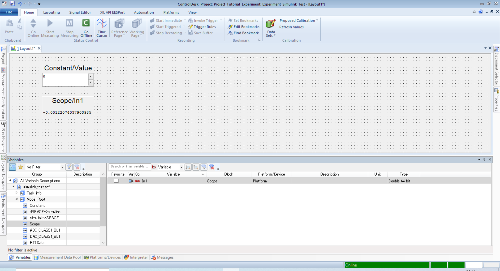 はじめてのdSPACE ControlDesk #Simulink - Qiita