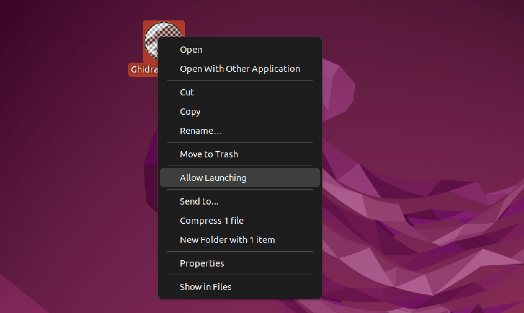 Ghidraのショートカットをデスクトップに作成（Ubuntu） #Ubuntu - Qiita