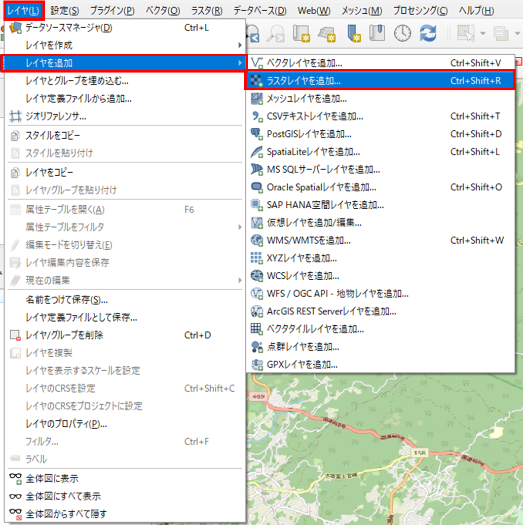 QGIS で DTM から段彩図を作成する方法 #Python - Qiita