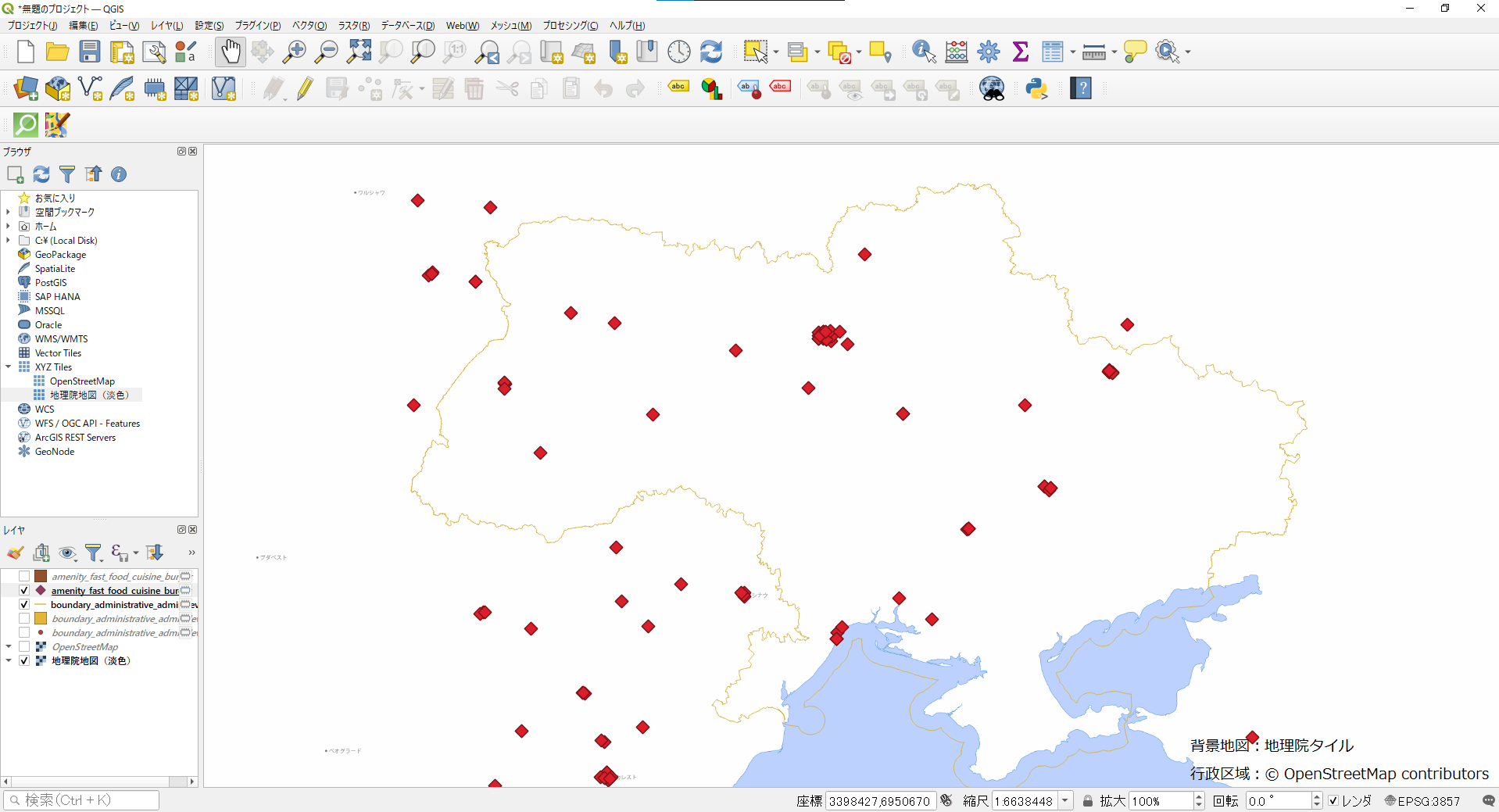 【QGIS】OpenStreetMapのデータをQuickOSMから取得して表示する #OSS - Qiita