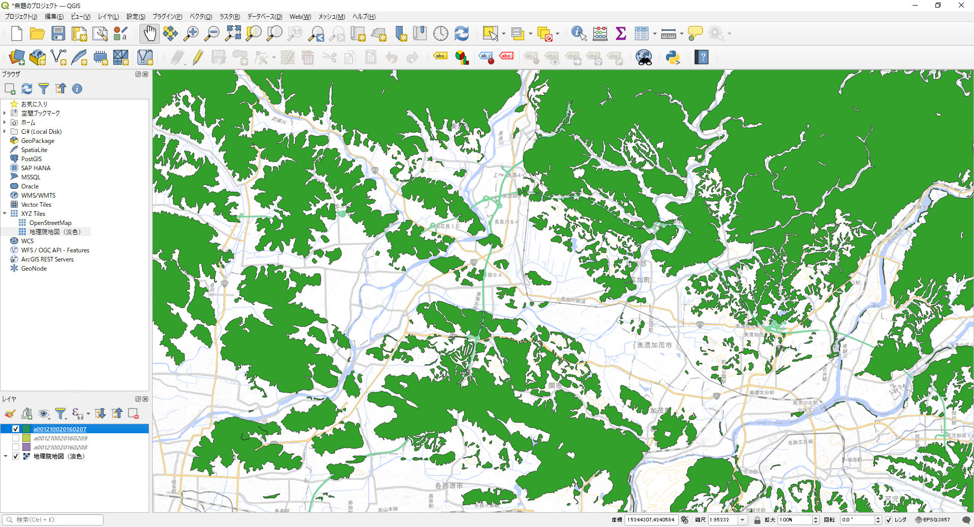 【QGIS】地理院地図とシェープファイルを表示する #OSS - Qiita
