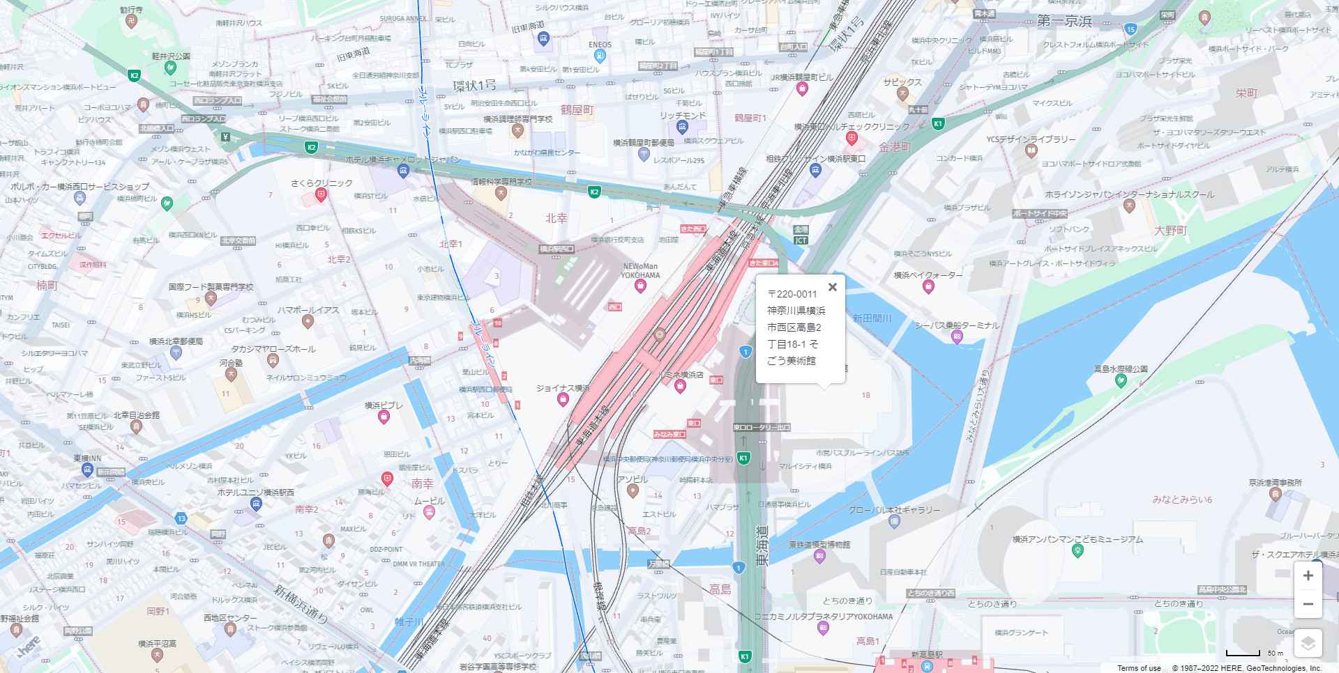 【HERE】Maps API for JavaScriptを試してみた！ #GIS - Qiita
