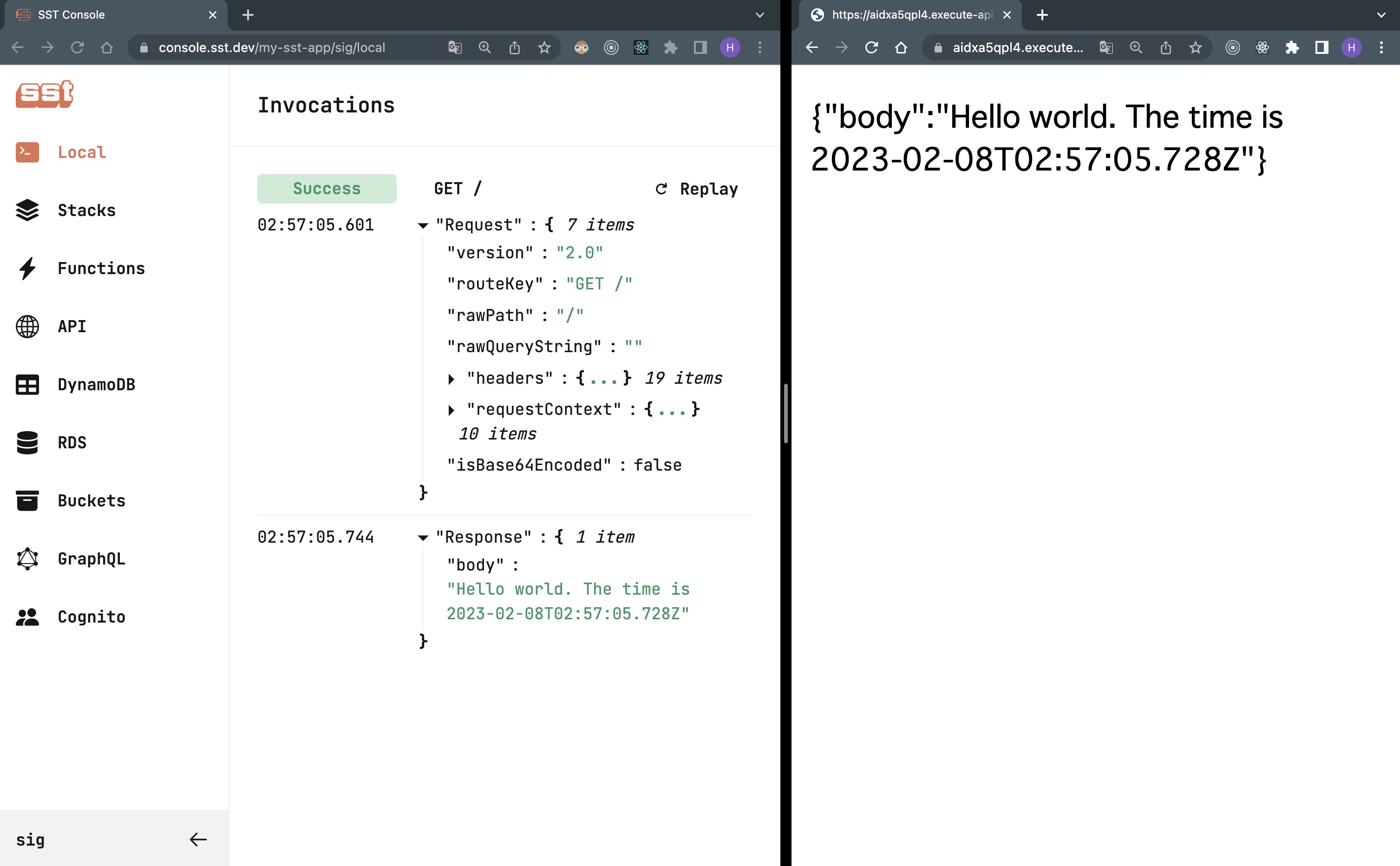 【SSTことはじめ】SST（Serverless Stack）のLive Lambda Devで、ローカルでも動作確認できるAWS Lambda開発を体感してみる #TypeScript ...