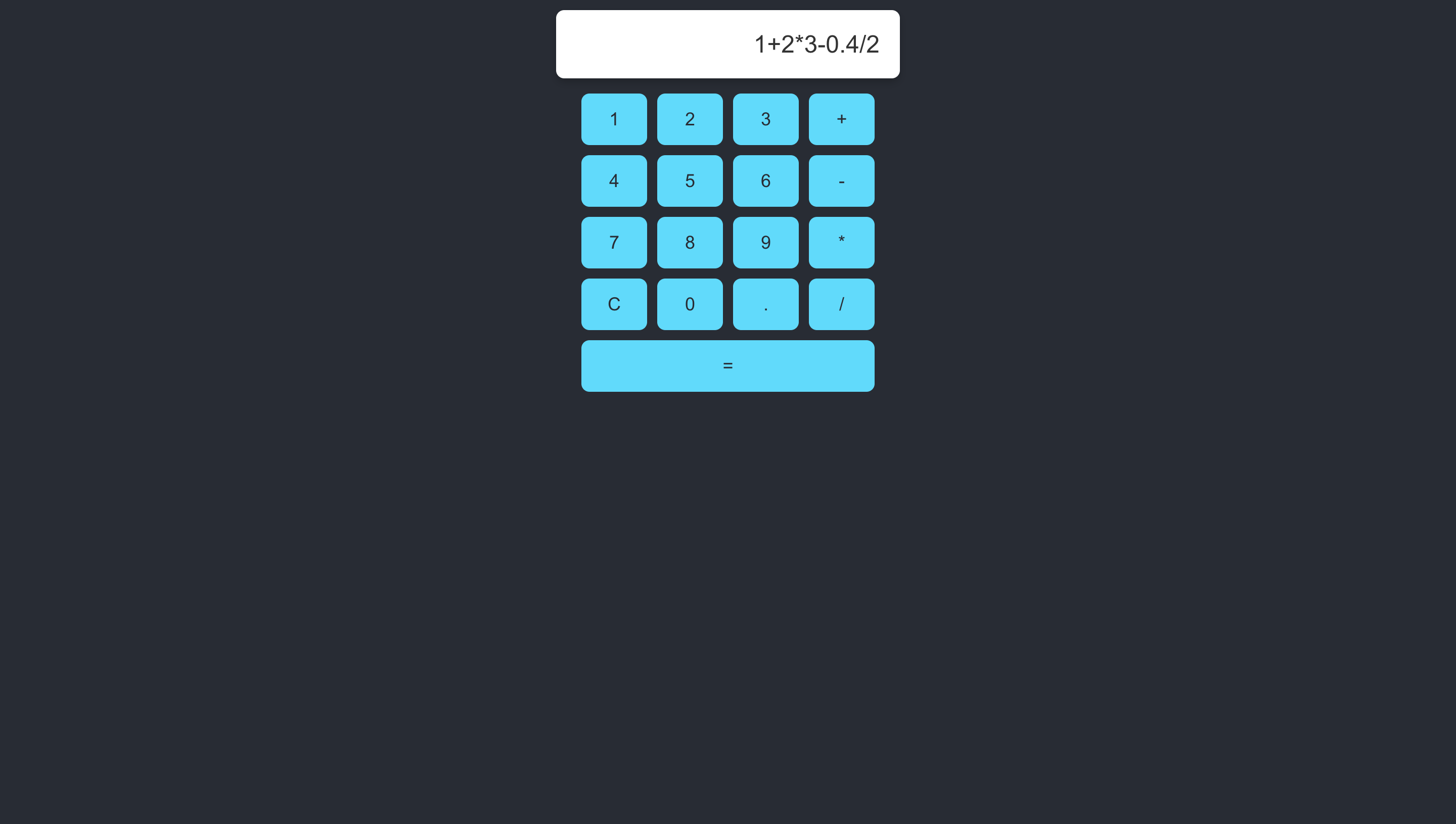 Reactアプリ100本ノックを実践する 〜05 Calc〜 Typescript Qiita