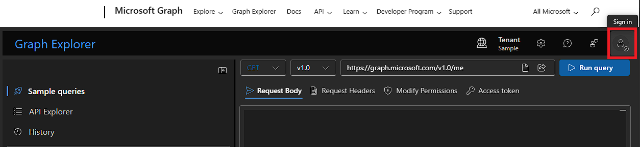 【GraphAPI】Graph Explorer (1)：基本的な使い方 #Microsoft365 - Qiita