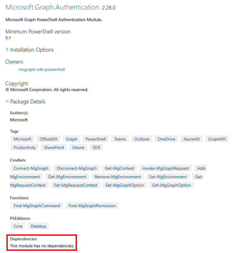 【GraphAPI】Graph PowerShell (1)：インストール (オンライン / オフライン) #Microsoft365 - Qiita