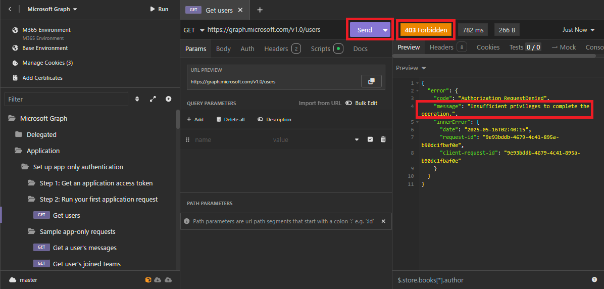 【GraphAPI】アプリケーション許可権限 (2)：Graph API の実行 #Microsoft365 - Qiita