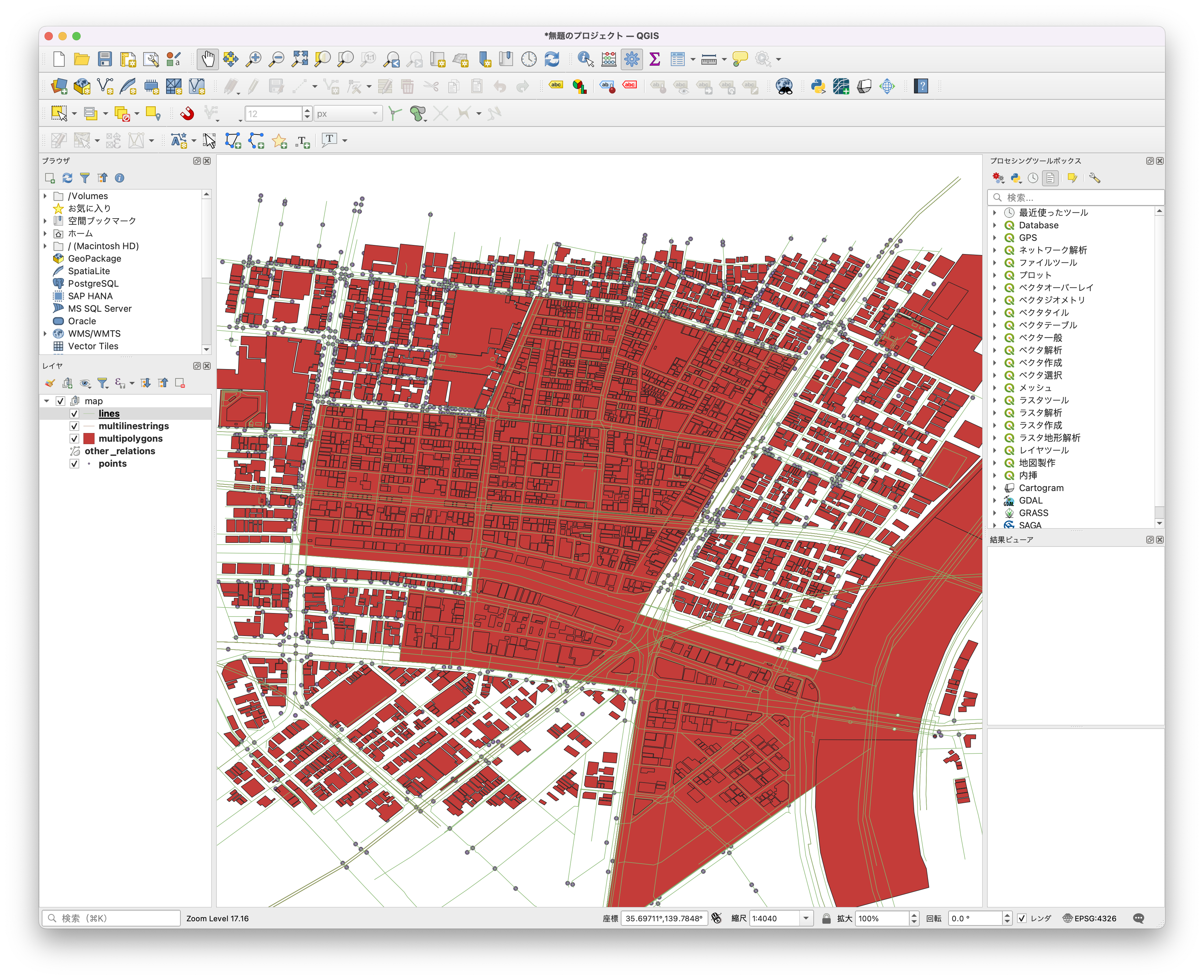 カラフルな地図をQGISで作ろう！ #OpenStreetMap - Qiita