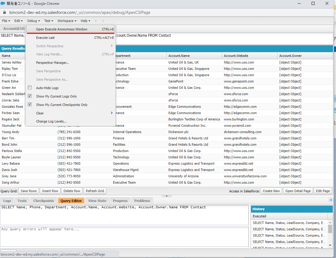 SOQL 入門 #SQL - Qiita