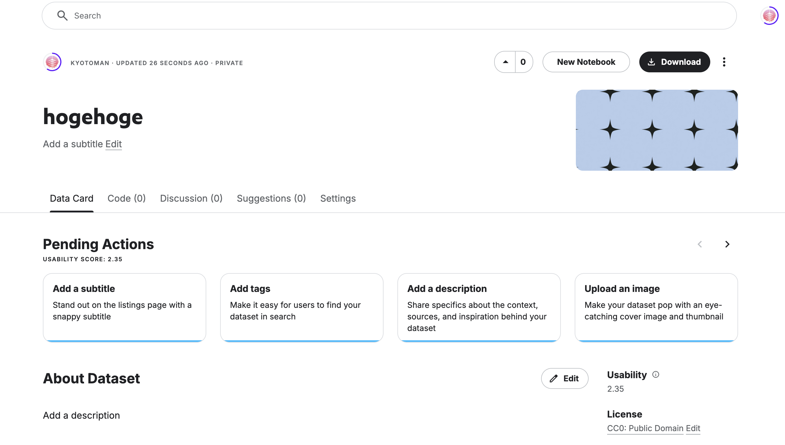 [ほぼCLI]Kaggleからデータをダウンロード/Kaggleへデータをアップロード #Python - Qiita