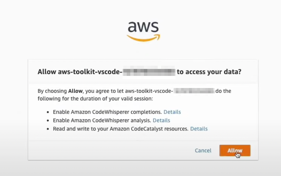 Amazon CodeWhispererを使用する方法(VSCode) #Python - Qiita