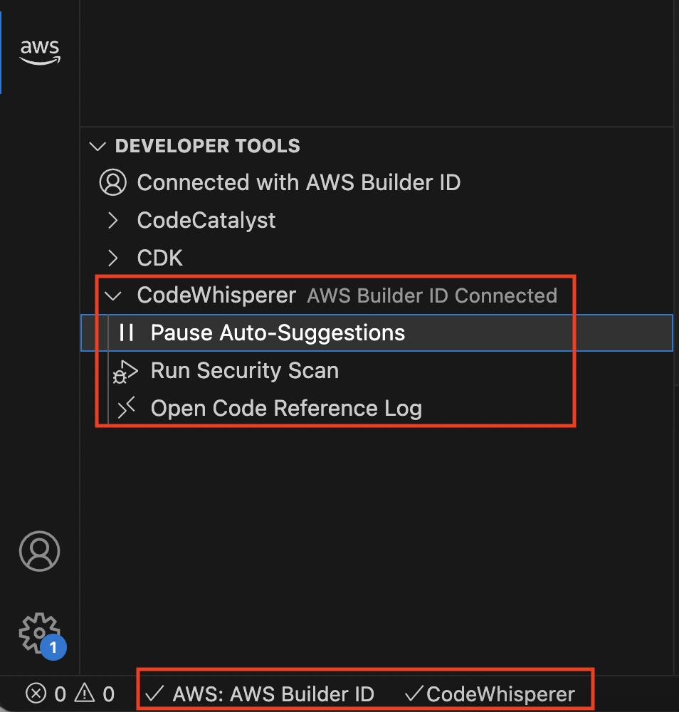 Amazon CodeWhispererを使用する方法(VSCode) #Python - Qiita