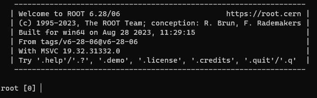 CERN ROOT install (for windows) #C++ - Qiita