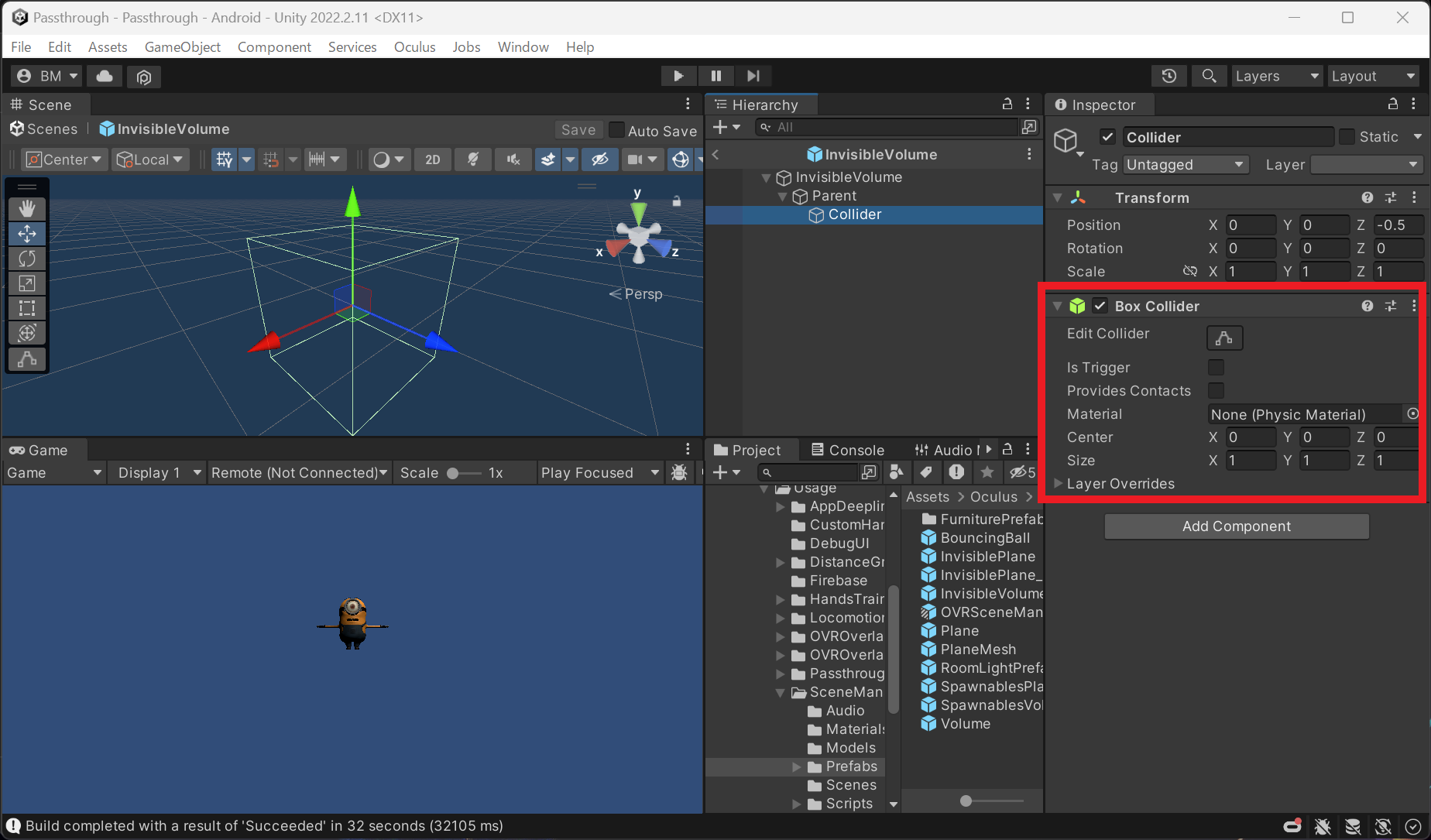 UnityとMeta Quest2 / Pro でMR表現を試す(2) #MetaQuest2 - Qiita