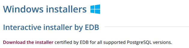 PostgreSQLをWindows 10上で使えるようにする #PostgreSQL - Qiita