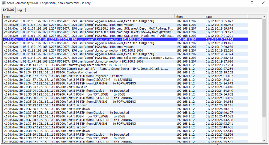 3cdaemonの代わりで使えるフリーのSyslogサーバソフト「Serva」 #フリーソフト - Qiita