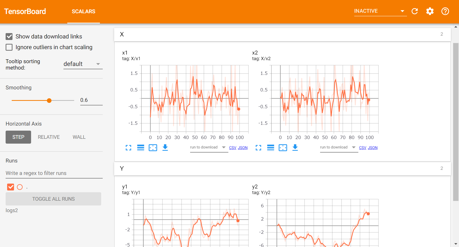 PyTorchのTensorBoardサポートを試してみる #Python - Qiita