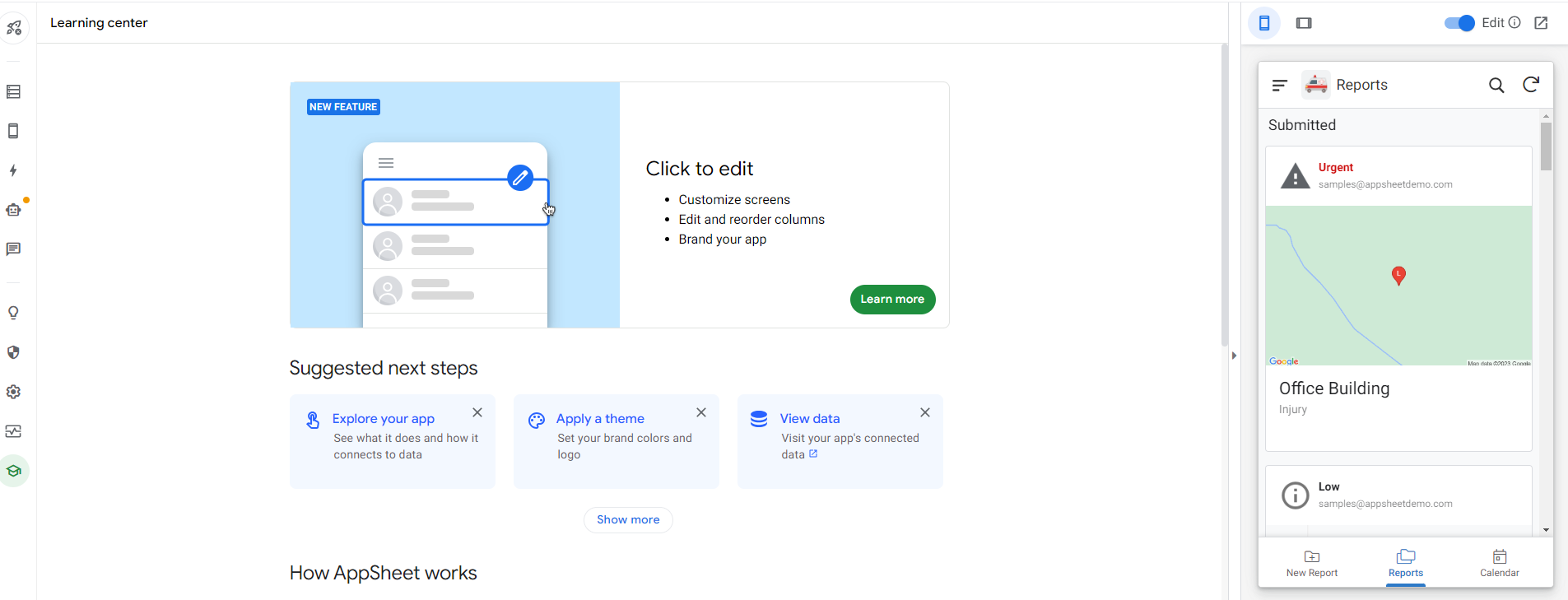 AppSheetで簡単アプリ開発 ～vol2. サンプルを使って作ってみよう！ #GoogleCloud - Qiita