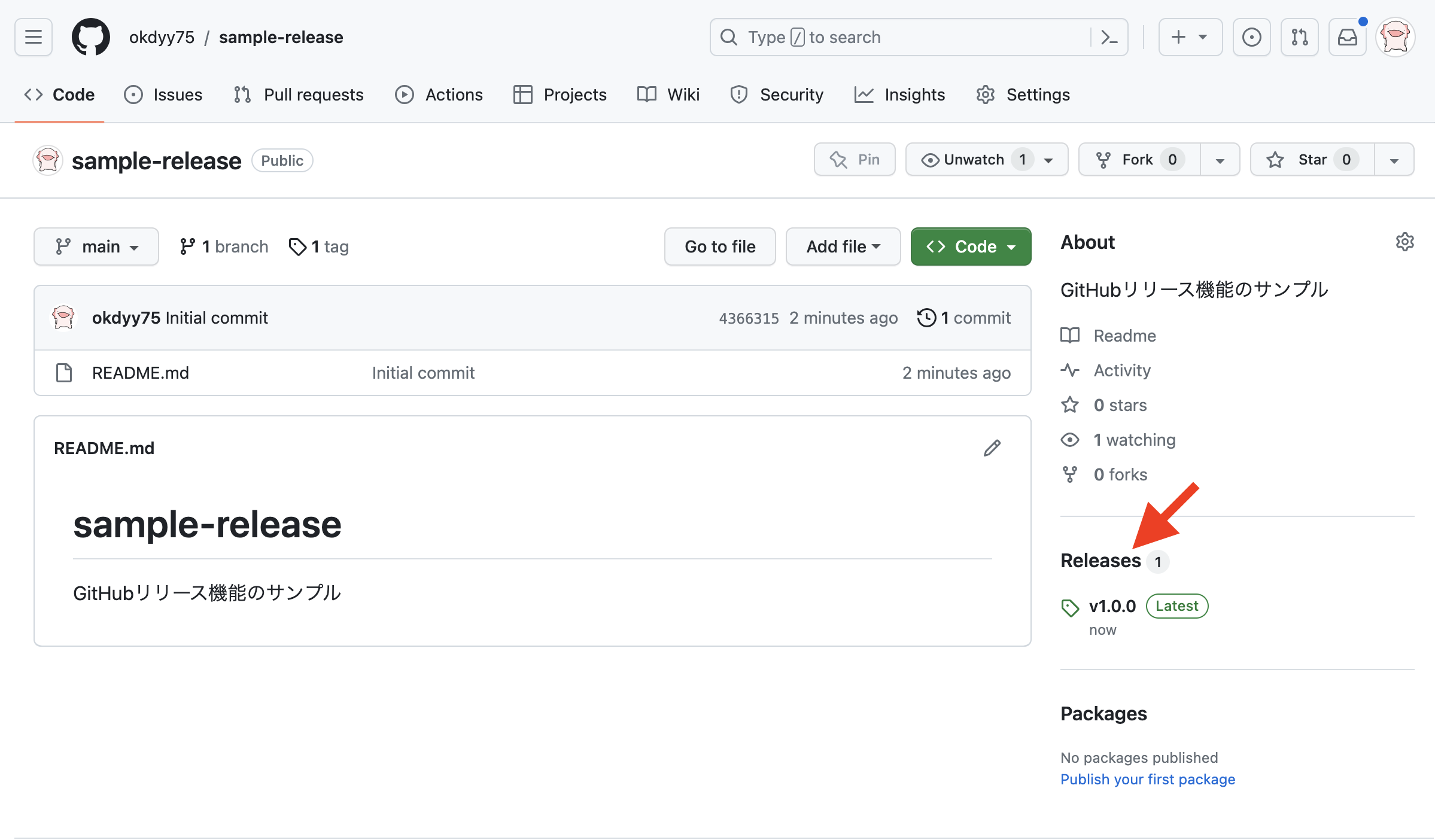 GitHubのリリース機能の使い方 #GitHub - Qiita
