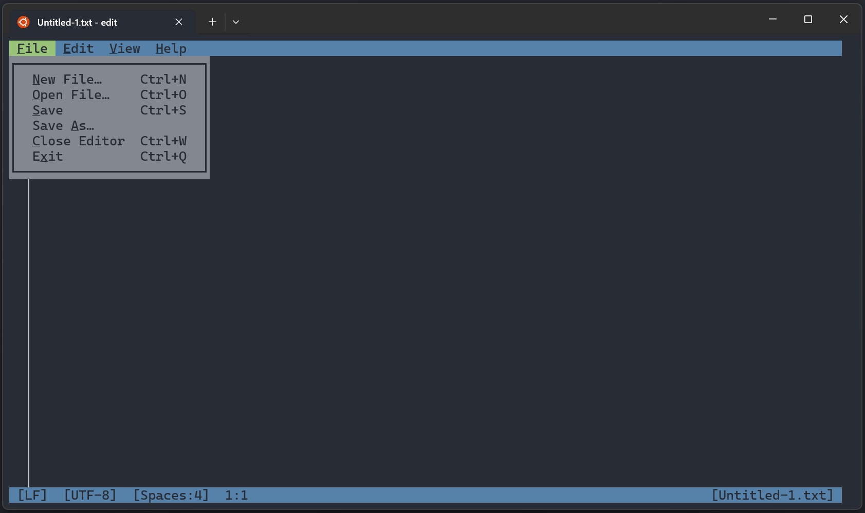 Microsoft「Edit」をLinuxで使う #Windows - Qiita