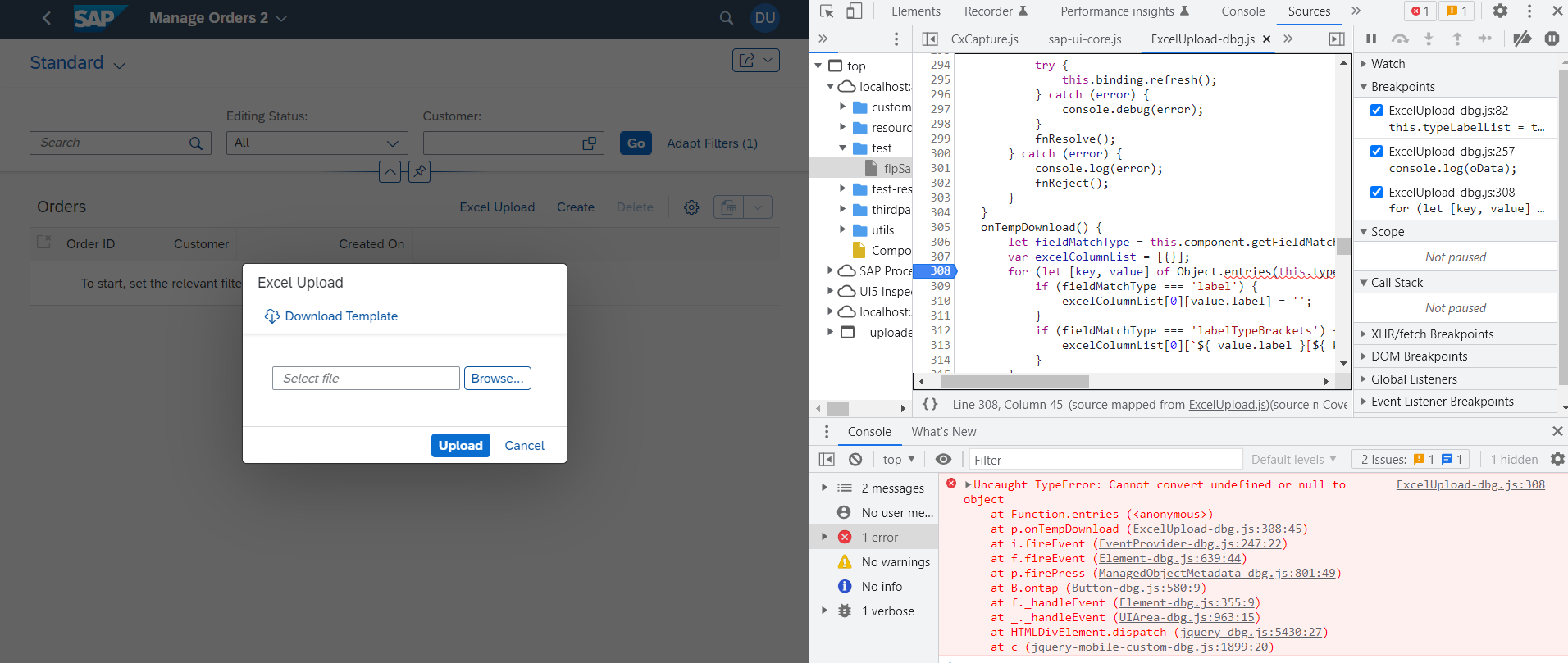UI5 Custom Control Excel Upload (UI5 Custom Control Spreadsheet Upload) を使ってみた #SAP - Qiita