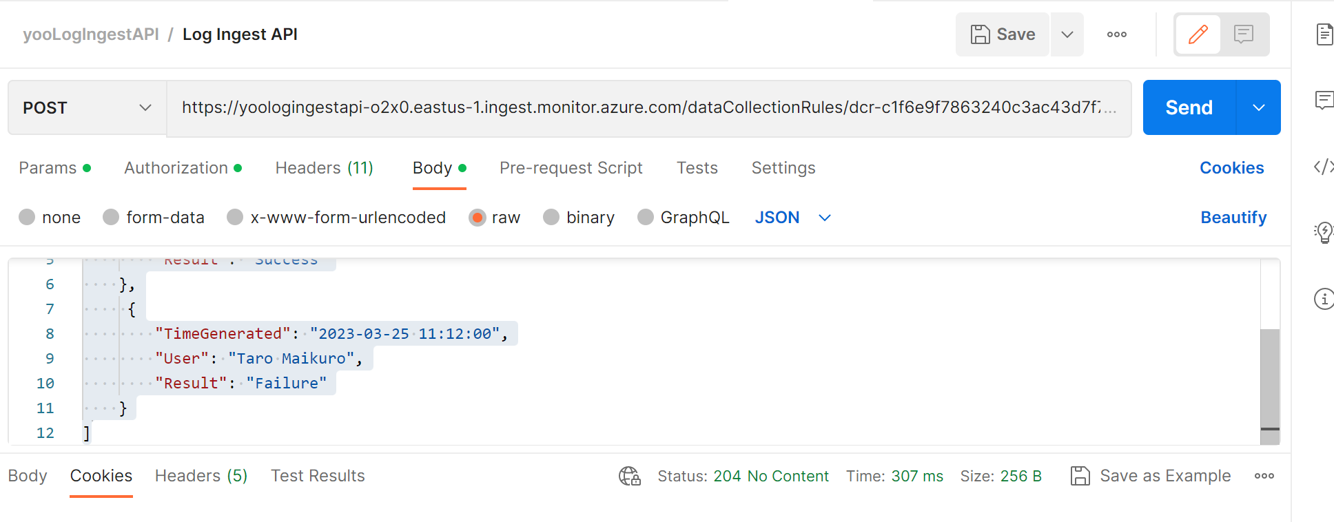 Azure Log Analytics の Log Ingest API (ログインジェスト API) によるデータ取り込みの方法 (with Postman) #LogAnalytics ...