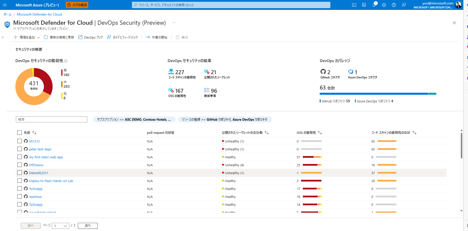 Microsoft Defender for DevOps の始め方 - for GitHub - #Azure - Qiita