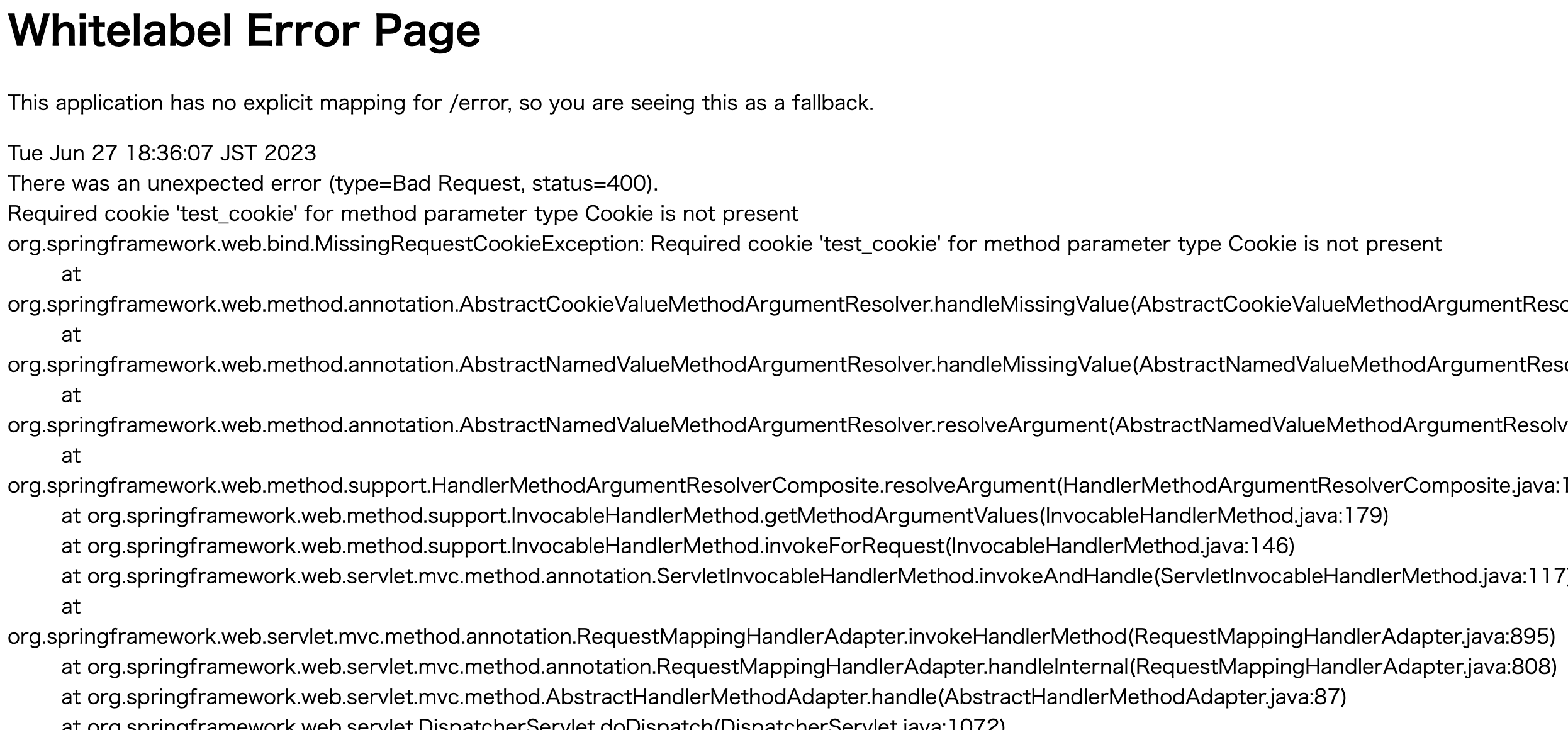 【Eclipse】SpringBootでcookieを操作する #初心者 - Qiita