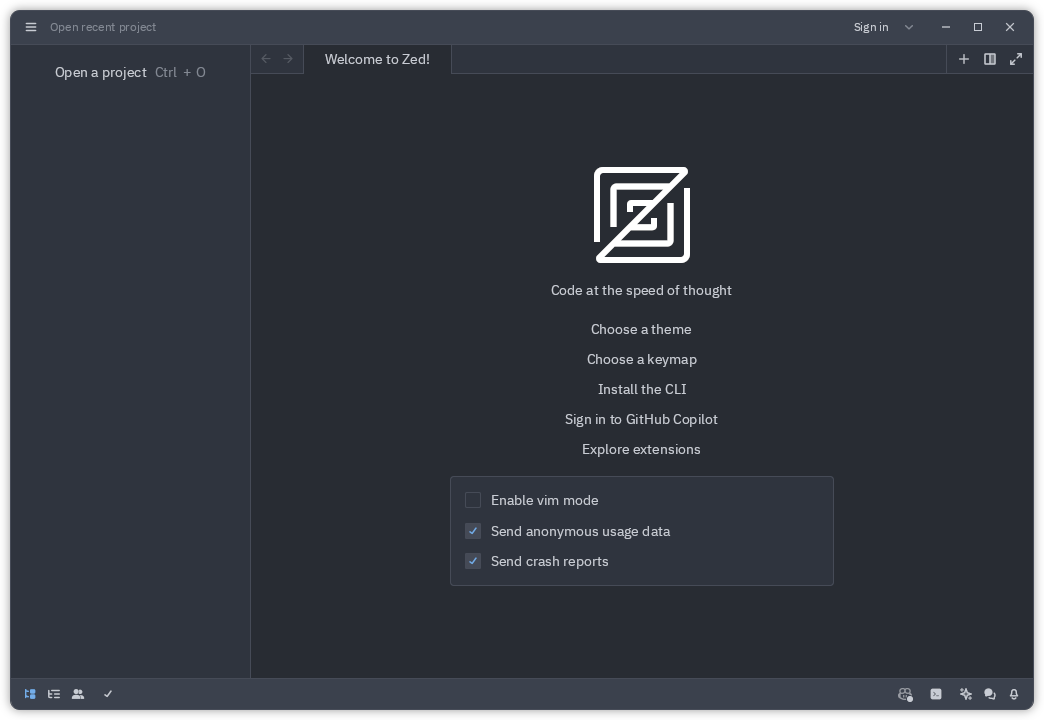 Linux で Zed 使ってみた!! #editor - Qiita