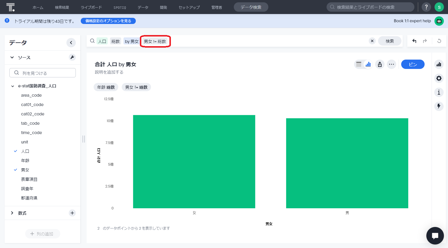 ThoughtSpotをフリートライアルで試してみた！ #Database - Qiita