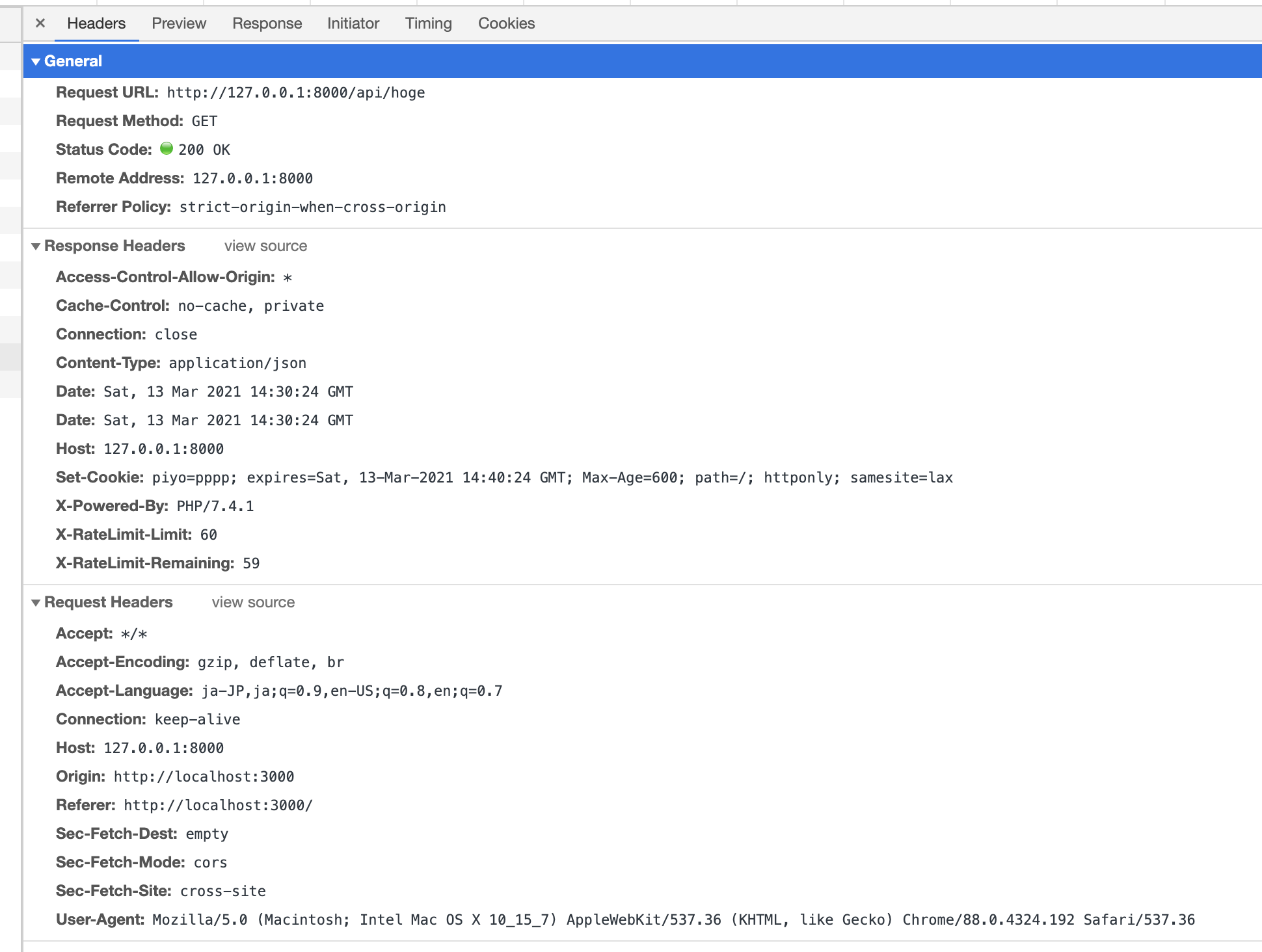 クロスオリジンでcookieの挙動を確認する #cookie - Qiita